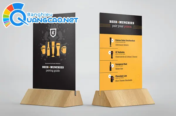 Standee Để Bàn Mica A3, A4, A5, A6 Giá Rẻ Tại TPHCM