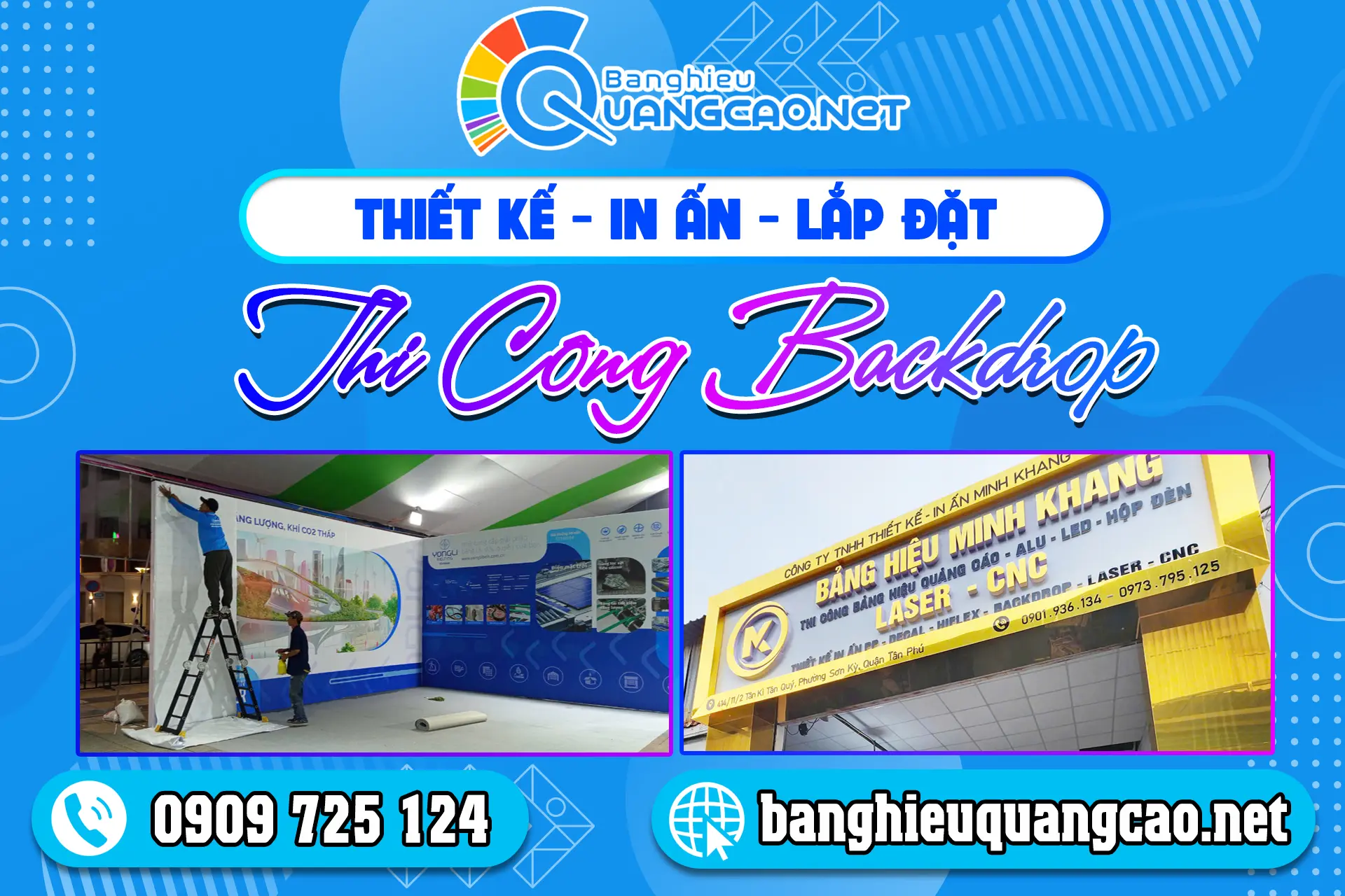In Ấn Thi Công Backdrop TPHCM Giá Rẻ Chuyên Nghiệp